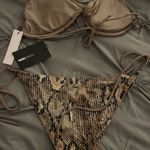 Swim | Sequins Snake Print Bikini | Poshmark